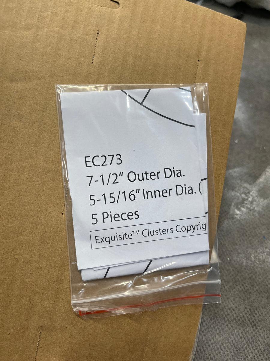 EC273 circle bevel cluster – River House Glass